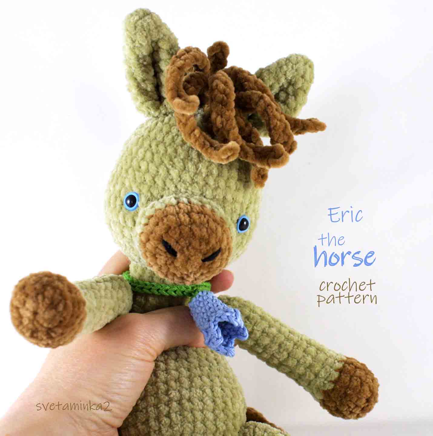 Horse Crochet Pattern Crochet Plush Pattern Amigurumi Horse | Inspire ...
