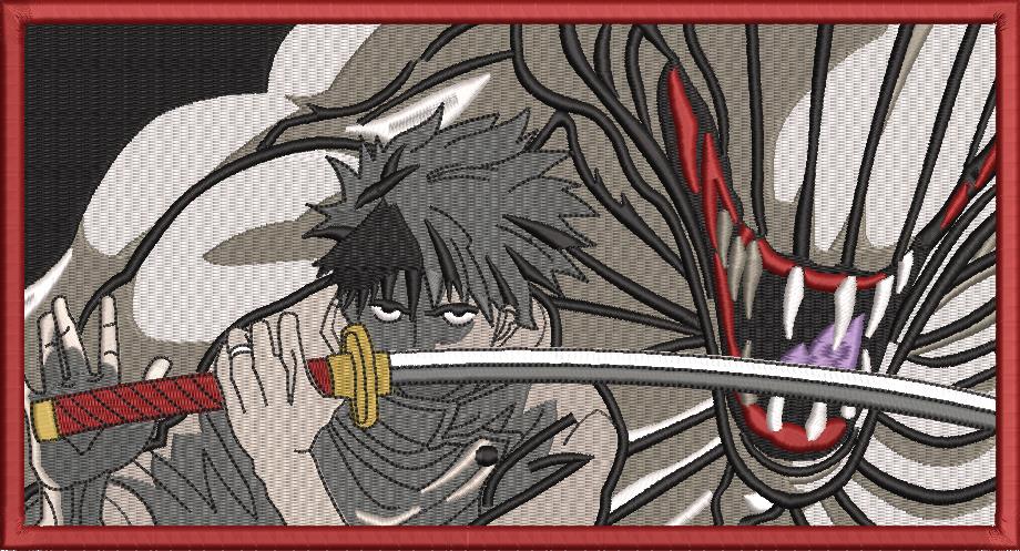 YUTA OKKOTSU AND RIKA Embroidery/Anime Embroidery Design/ An - Inspire ...