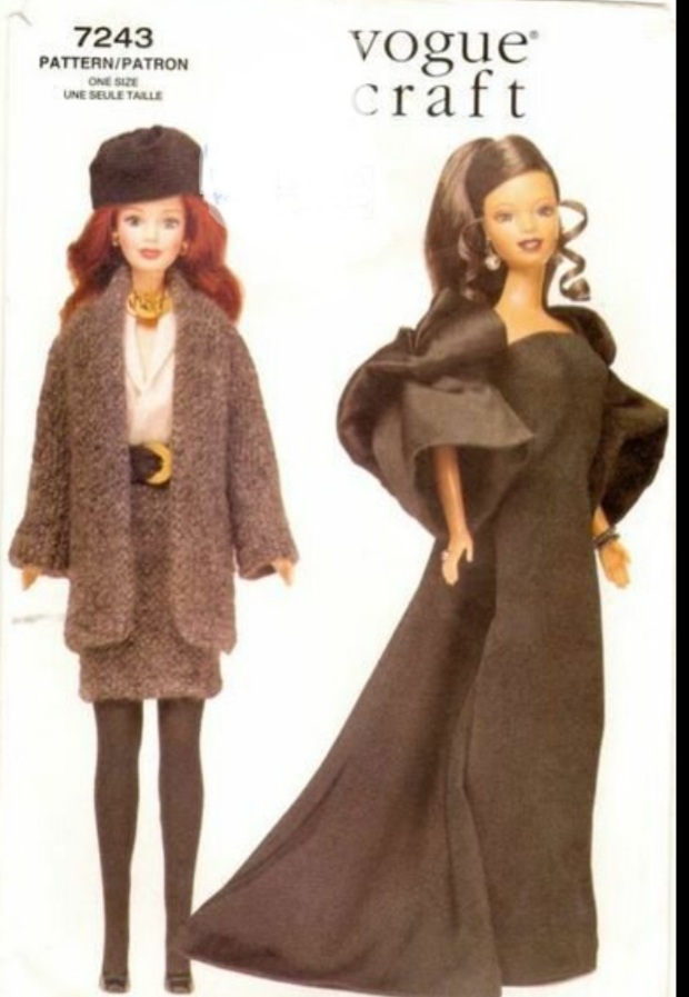 PDF Copy of Vintage Vogue 7243 Pattern for Fashion Dolls siz | Inspire ...