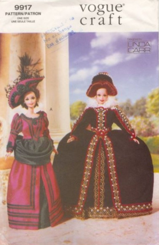 PDF Copy of Vintage Vogue 9917 Pattern for Fashion Dolls siz | Inspire ...