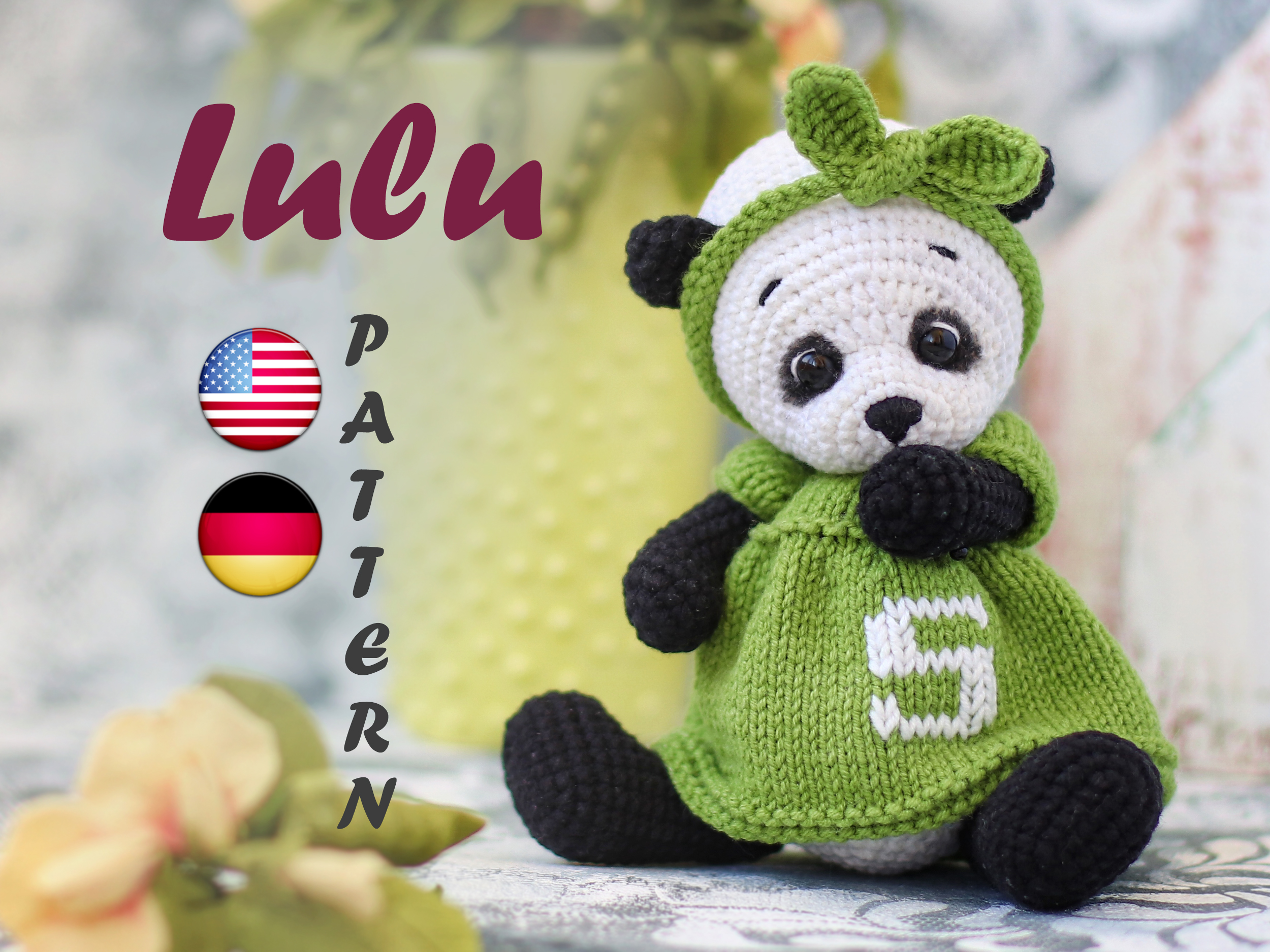 Panda Amigurumi crochet pattern - mini Crochet Animals - Ted - Inspire ...