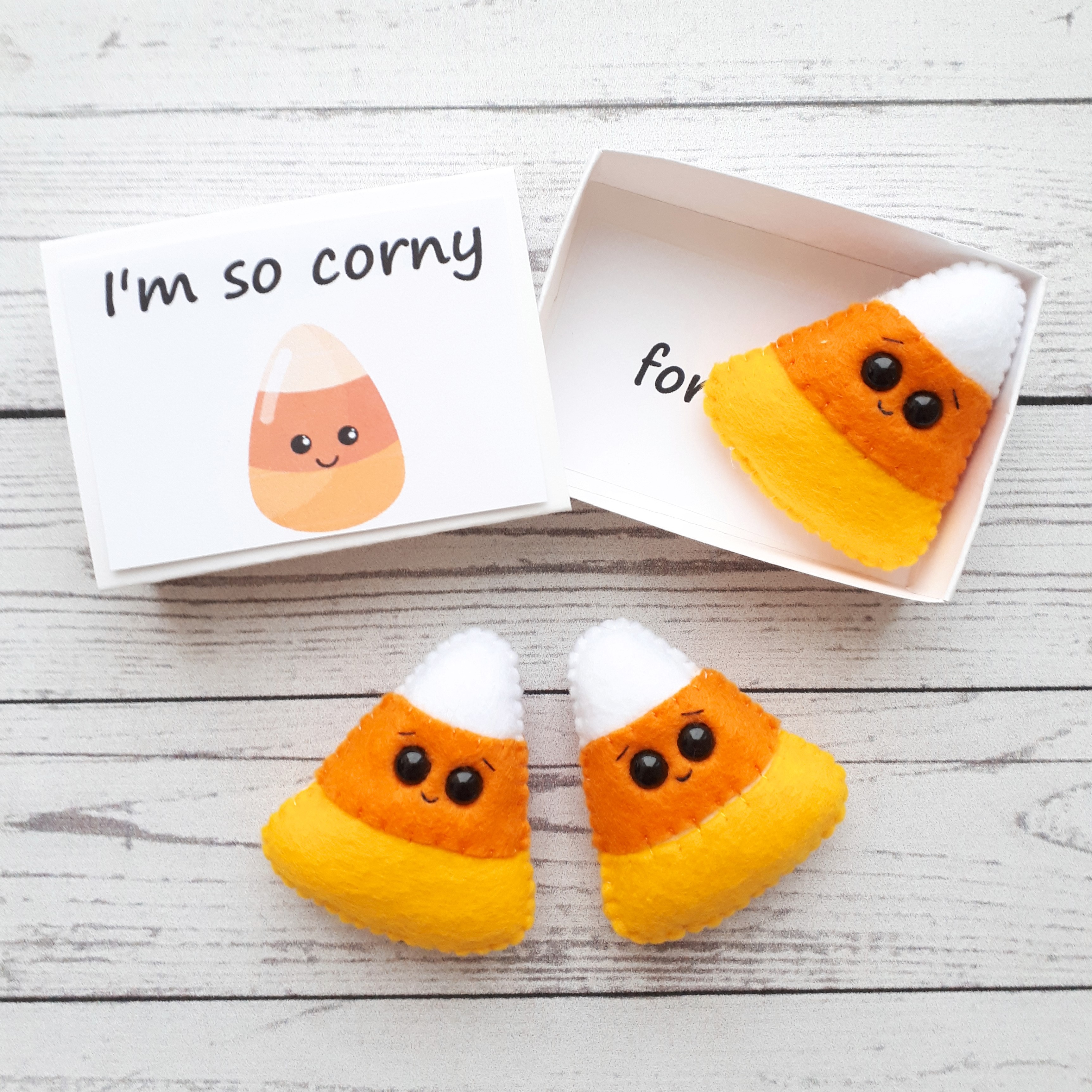 Candy corn, Fake candy, Candy corn felt, Pocket hug, Long di | Inspire ...