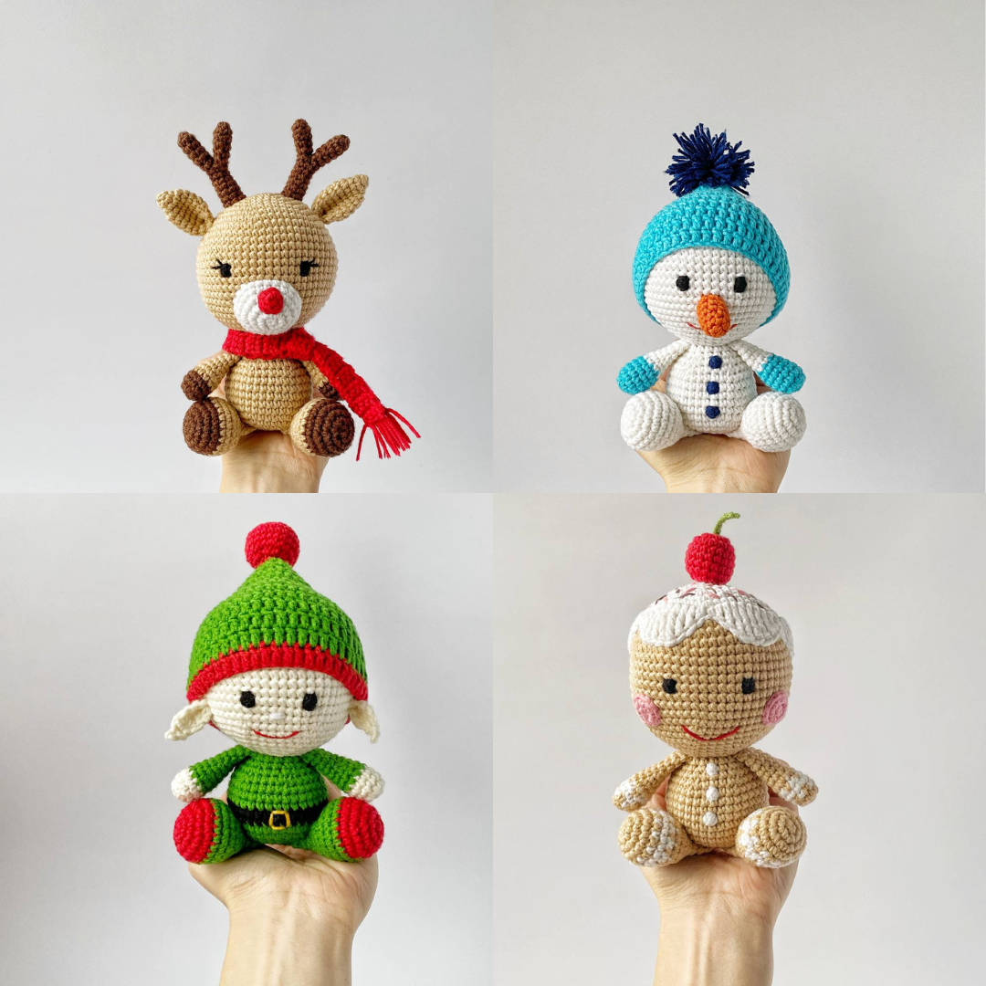 Crochet Christmas PATTERNS, Amigurumi pattern, Crochet ornam | Inspire ...