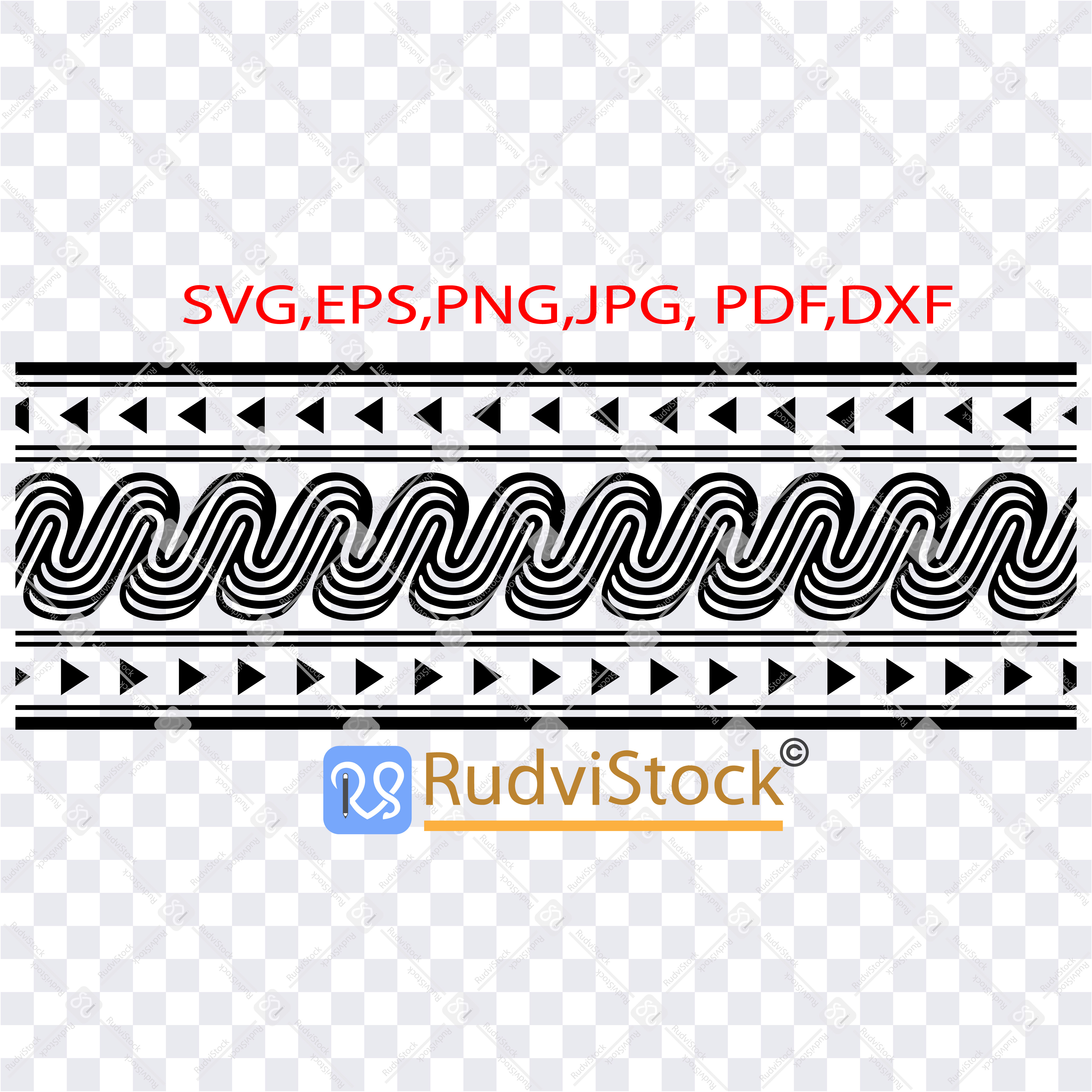 Samoan tribal tattoo border design - Inspire Uplift