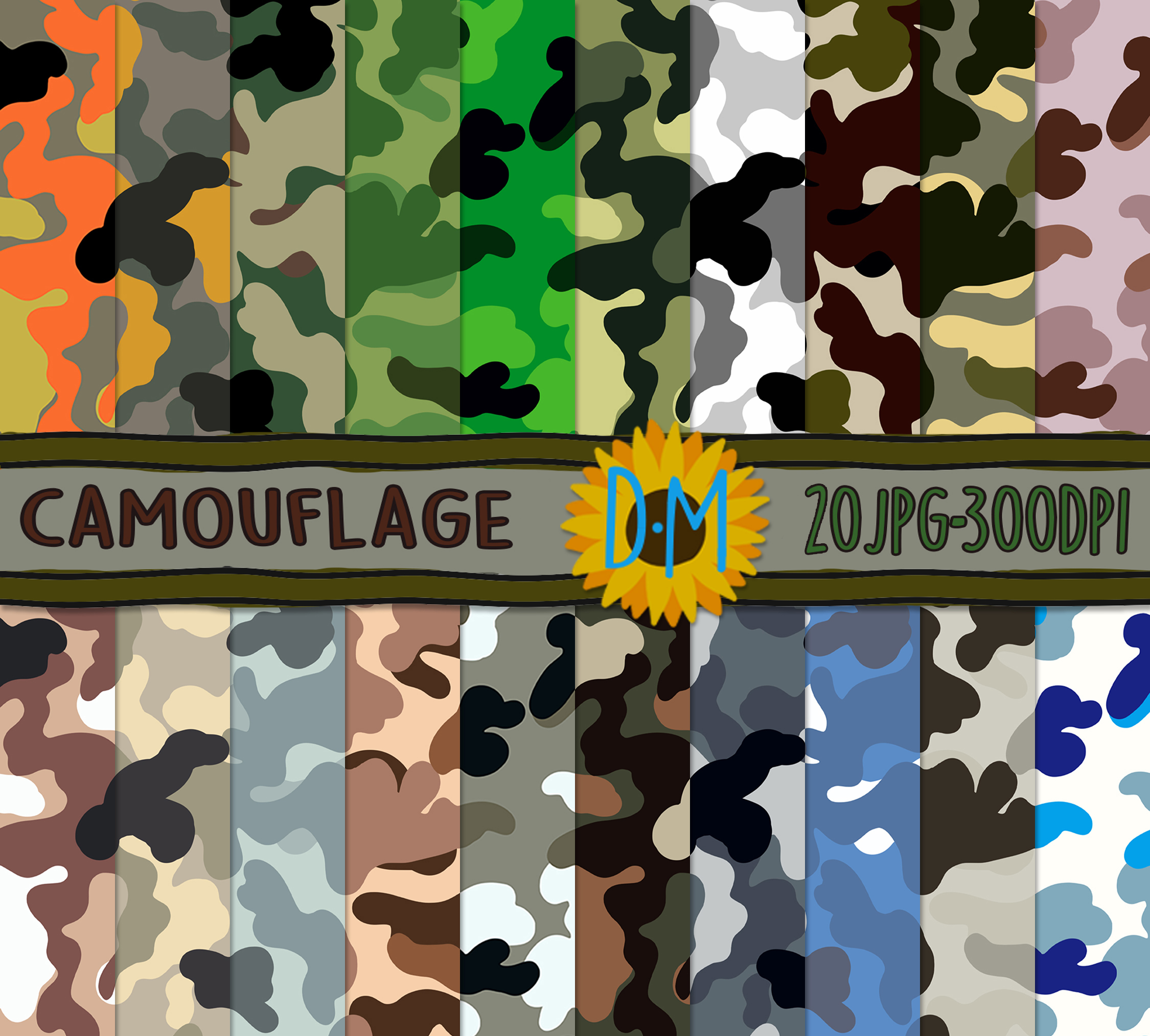Army Military Camouflage seamless pattern | Inspire Uplift