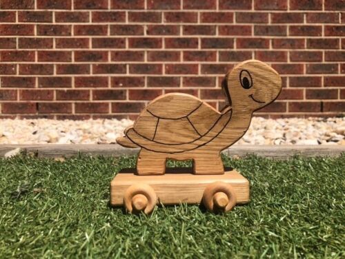 Wood Pull/Push along turtle | Inspire Uplift