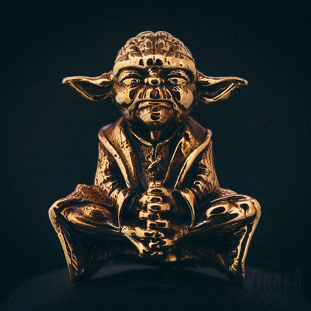 Yoda v.2 - knife bead, paracord lanyard bead, key chain bead - Inspire ...