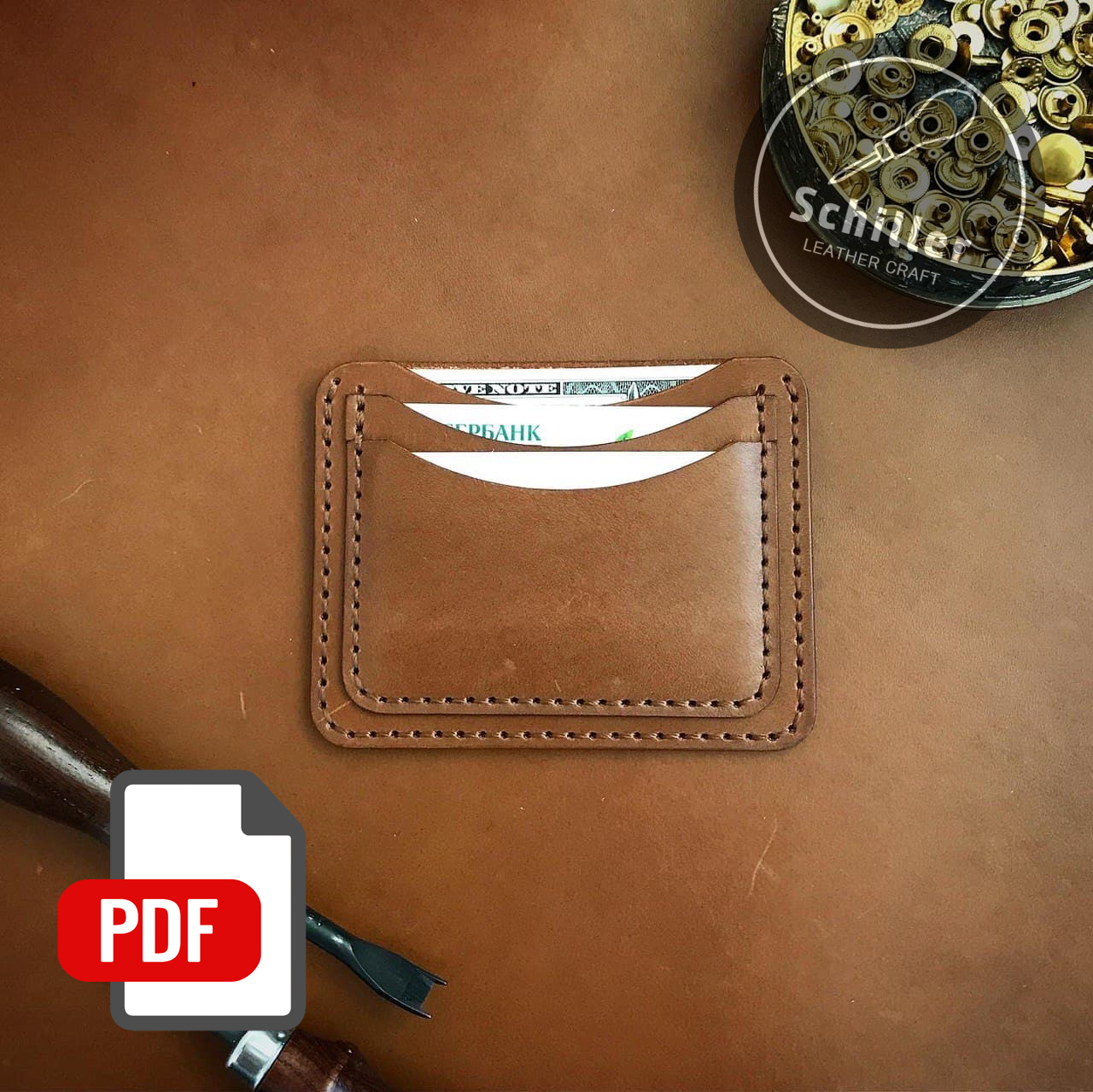 Card wallet - Cardholder Pattern - PDF Download | Inspire Uplift