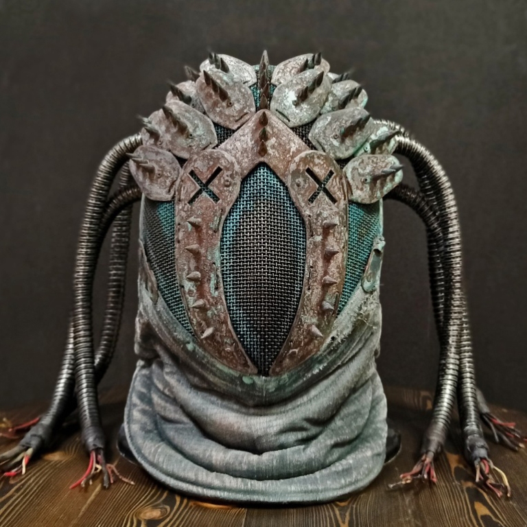 Cyberpunk Post-apocalypse Steampunk Swordsman Helmet-Mask. | Inspire Uplift