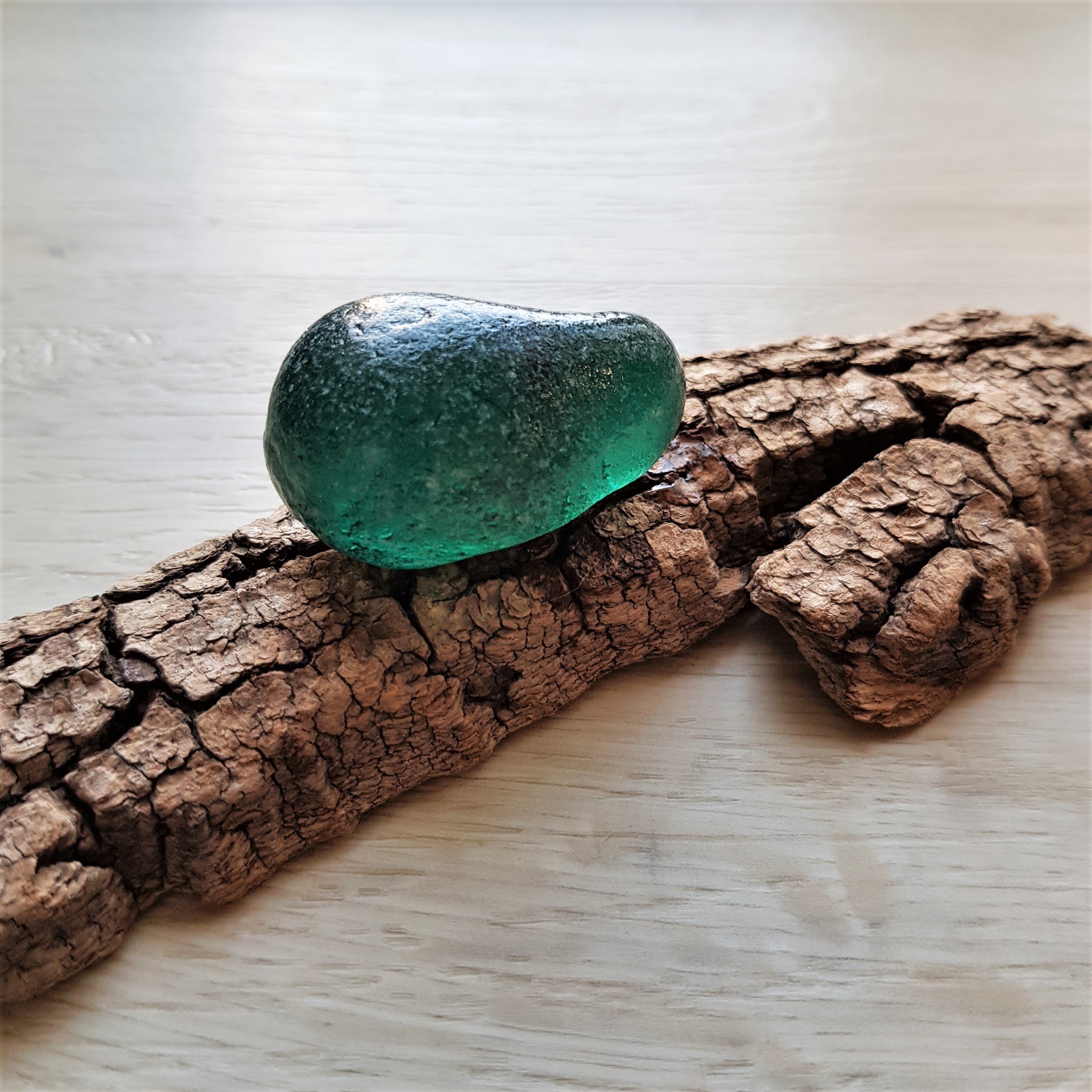 Deep teal sea glass. Authentic sea glass - Inspire Uplift