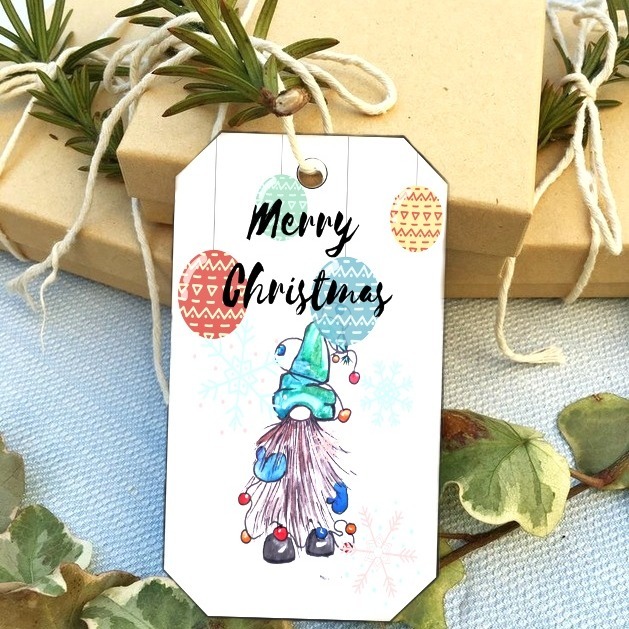 Printable Christmas Gift Tags - Christmas stickers | Inspire Uplift