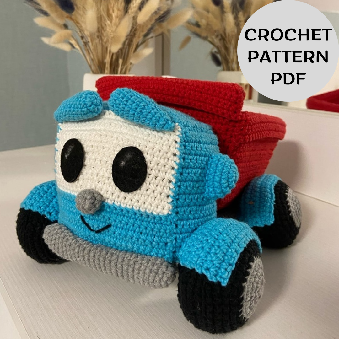 Amigurumi Crocheted Truck Crochet Toy Crochet Pattern Pa Inspire Uplift