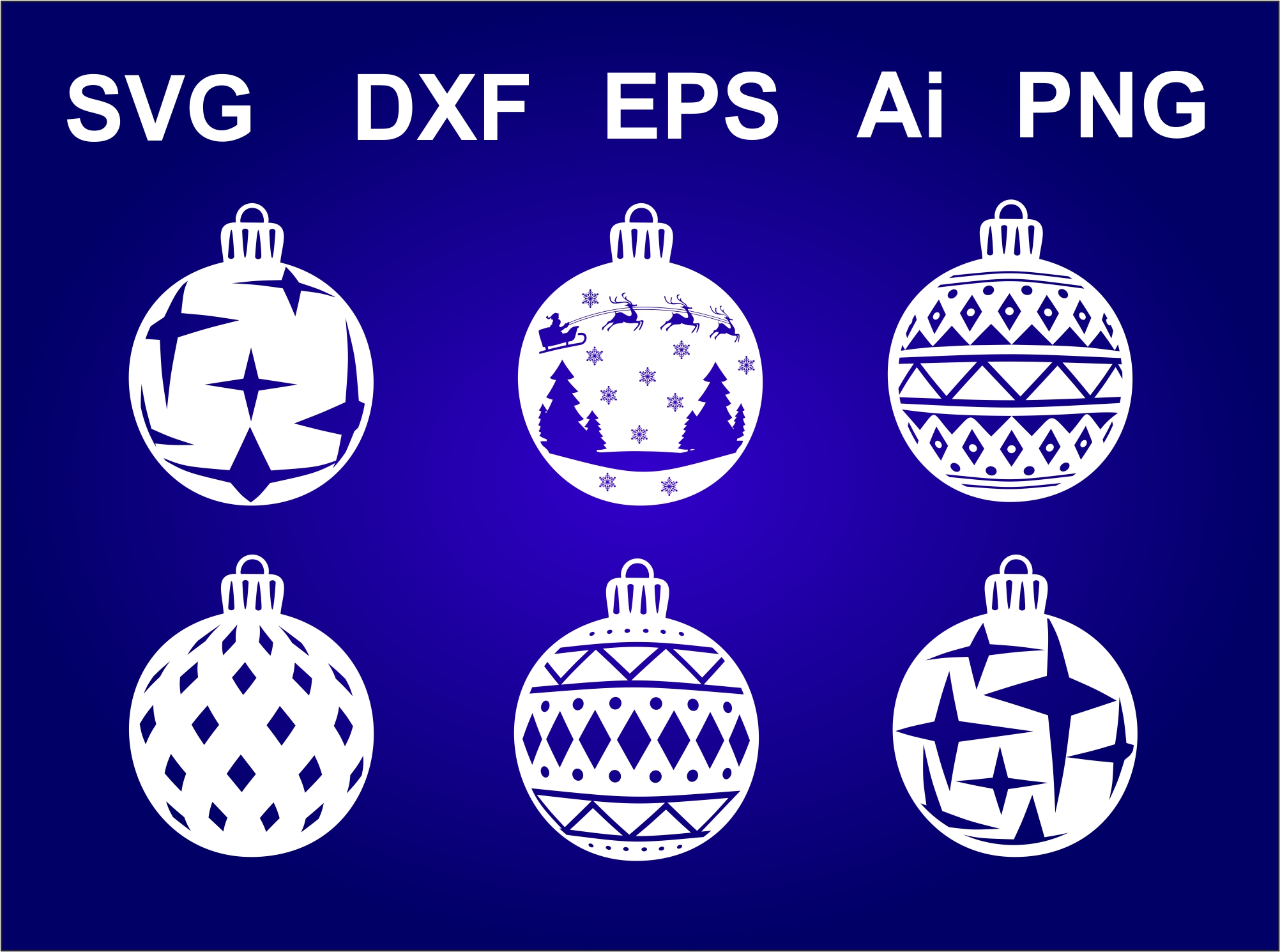 Christmas Ball Svg | Inspire Uplift