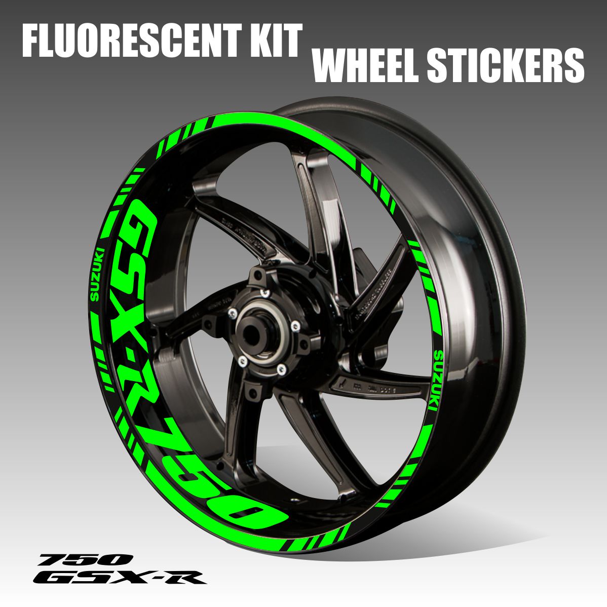 Gsx-R 750 Wheel Decals Motorcycle Suzuki Rim Stickers Gsxr 750 Rim Tape ...