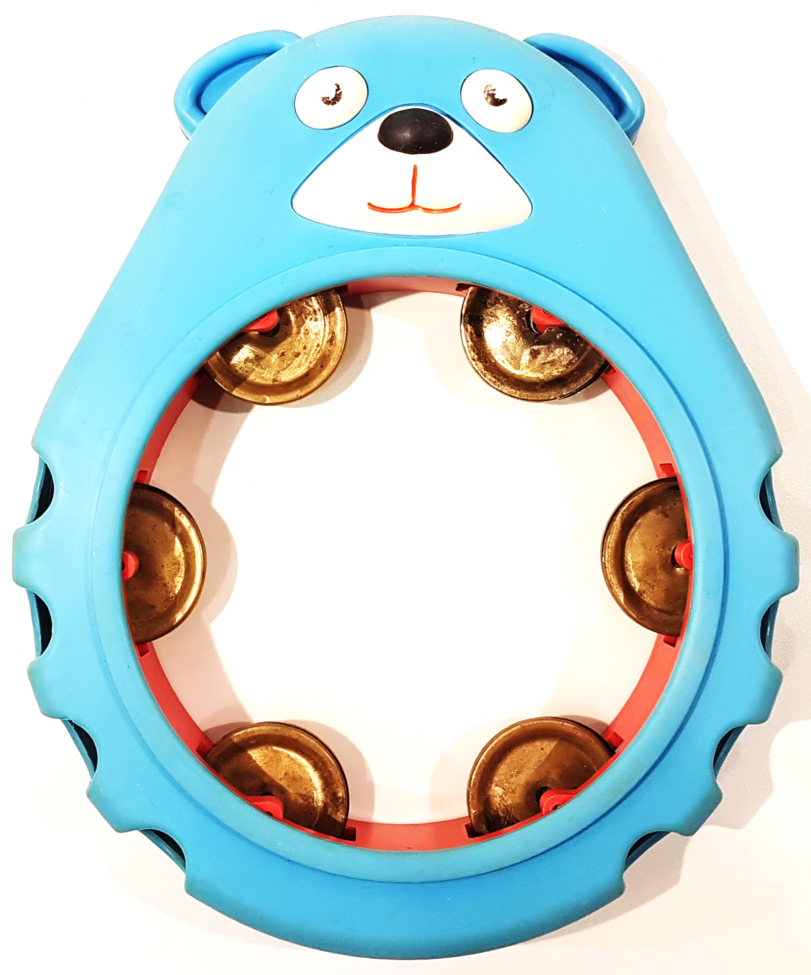 Vintage Musical Toy Tambourine Kids Drum USSR 1980s | Inspire Uplift