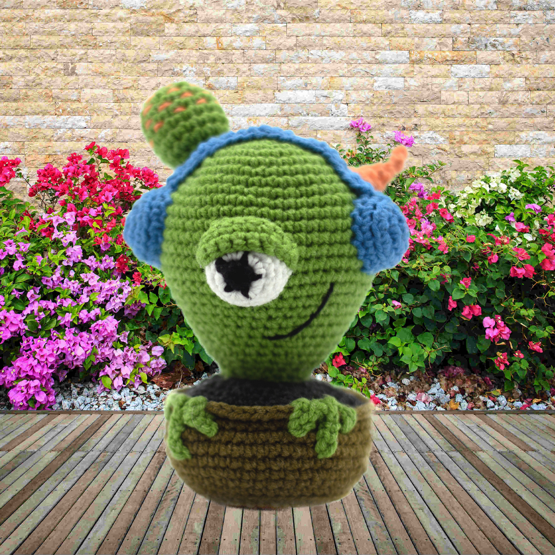 Cactus monster fantasy plant faux, plant planter sculpture s | Inspire ...