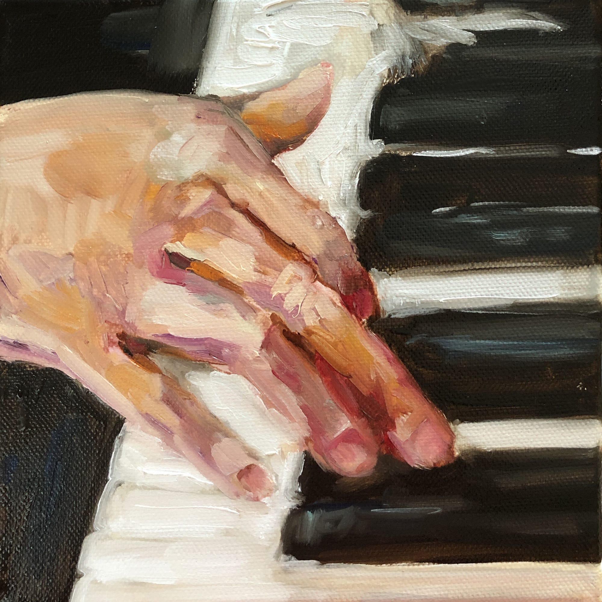 Piano painting Original canvas art Impressive music art | Inspire Uplift