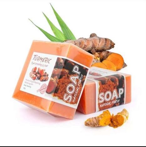 Handmade soap with turmeric and essential oil | Inspire Uplift