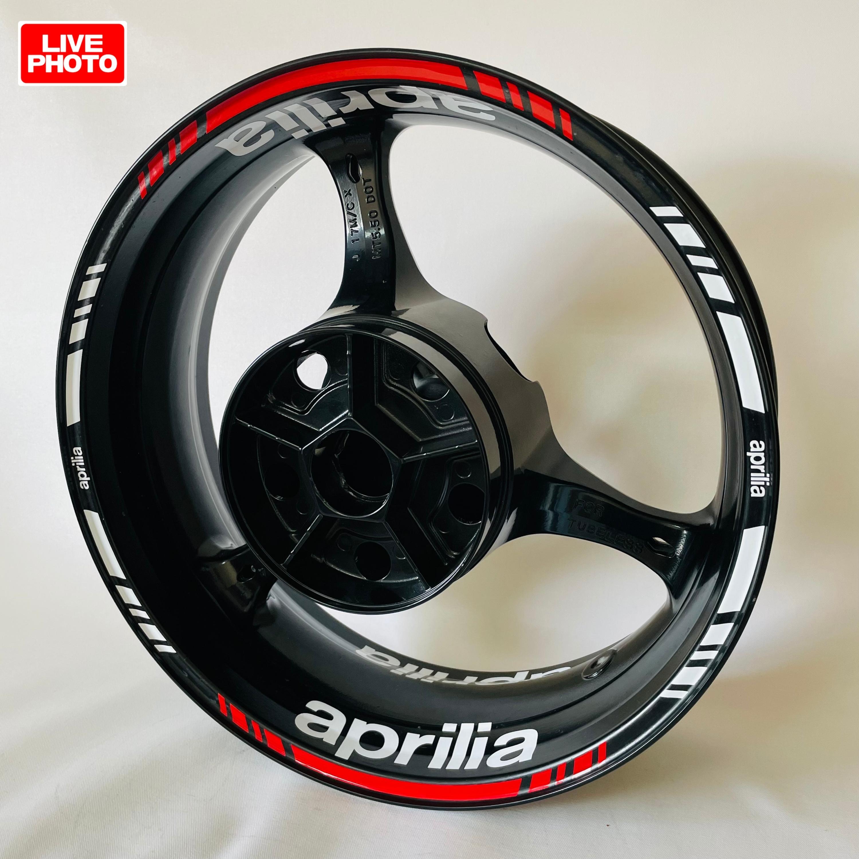 Aprilia wheel decals motorcycle rim tape wheel stickers set - Inspire ...