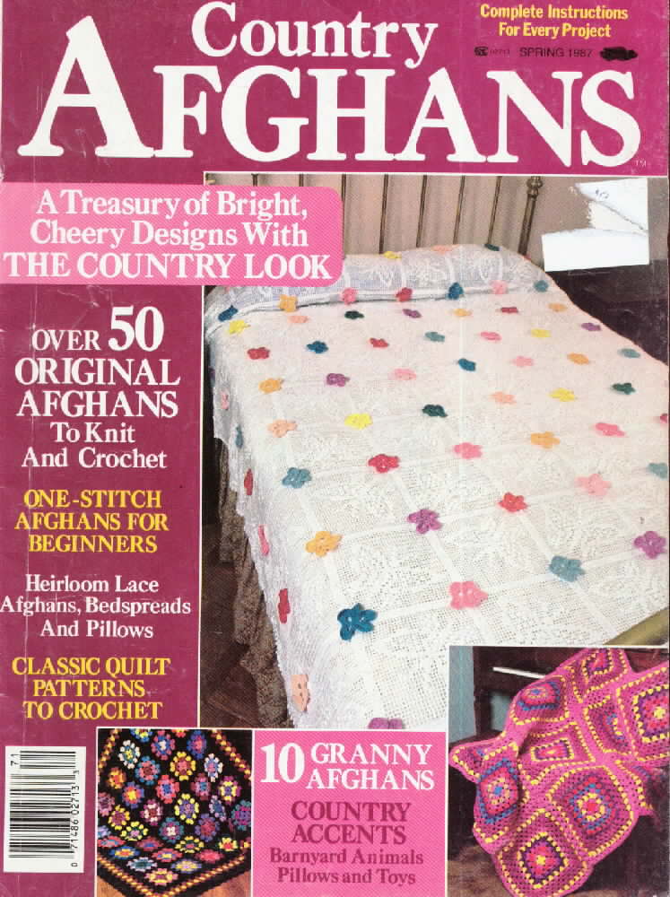 Digital | Vintage Knit | Crochet Pattern Afghans Plaid | Cou | Inspire ...