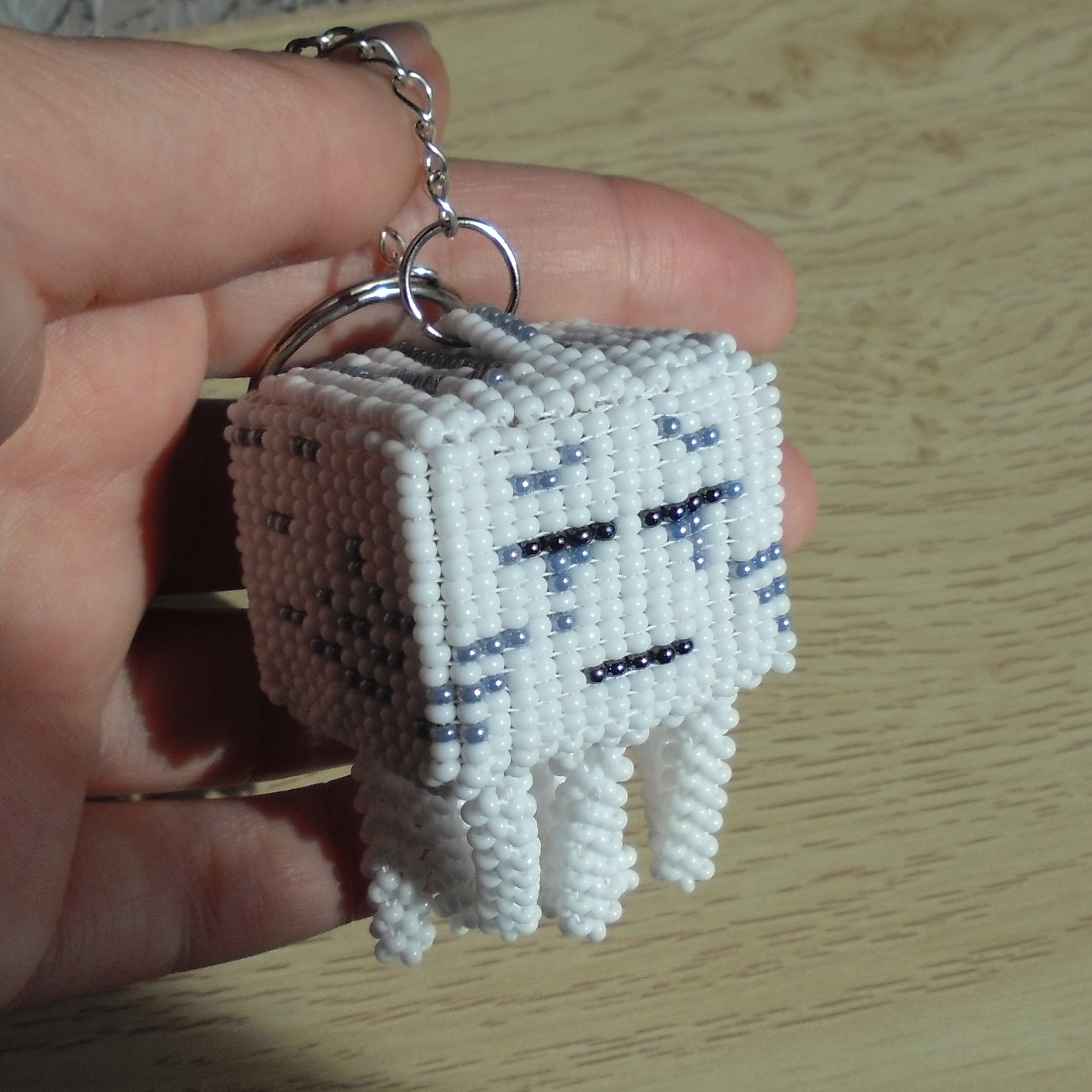 Keychain Ghast from the game Minecraft - Inspire Uplift