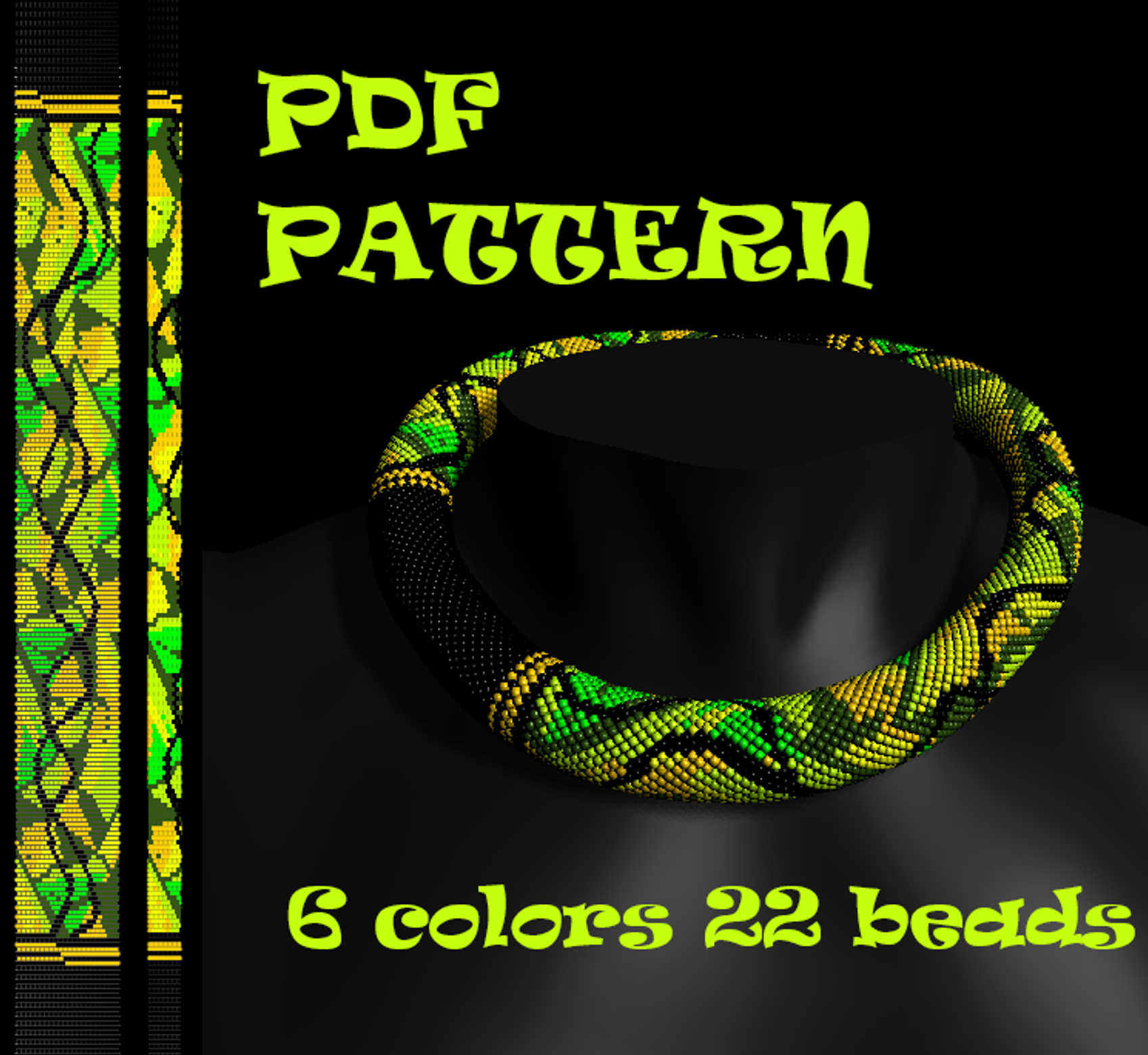 PDF Bead Crochet Pattern bead crochet | Inspire Uplift