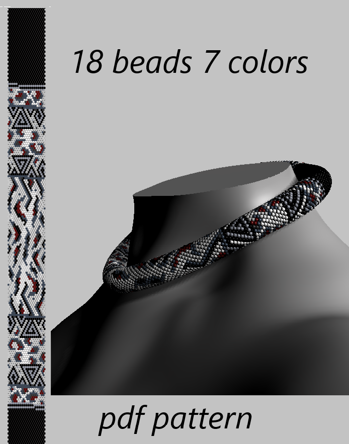 PDF Bead Crochet Pattern , Pattern for Necklace and Bracelet | Inspire ...