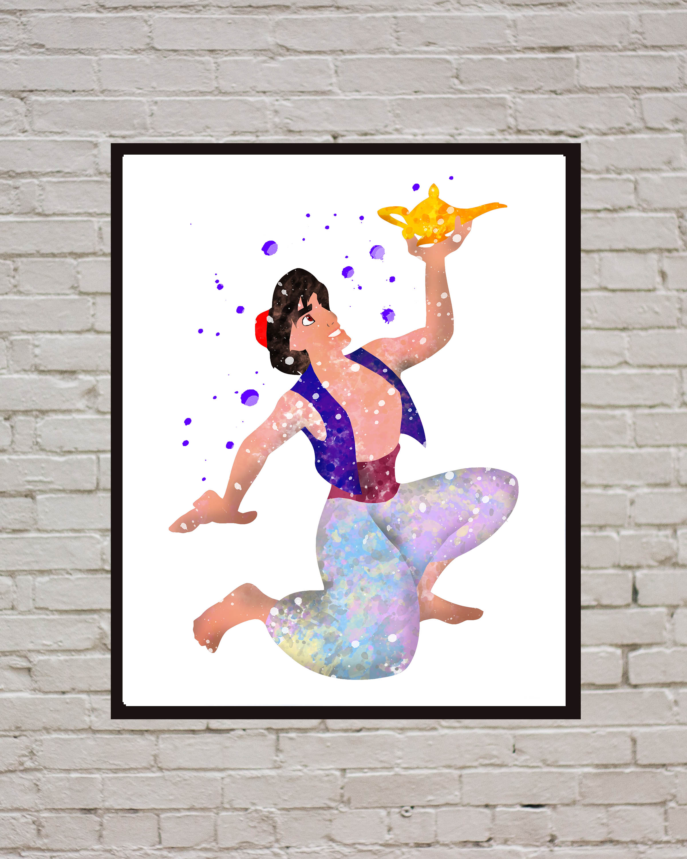 Aladdin Disney Art Print Digital Files decor nursery room wa | Inspire ...