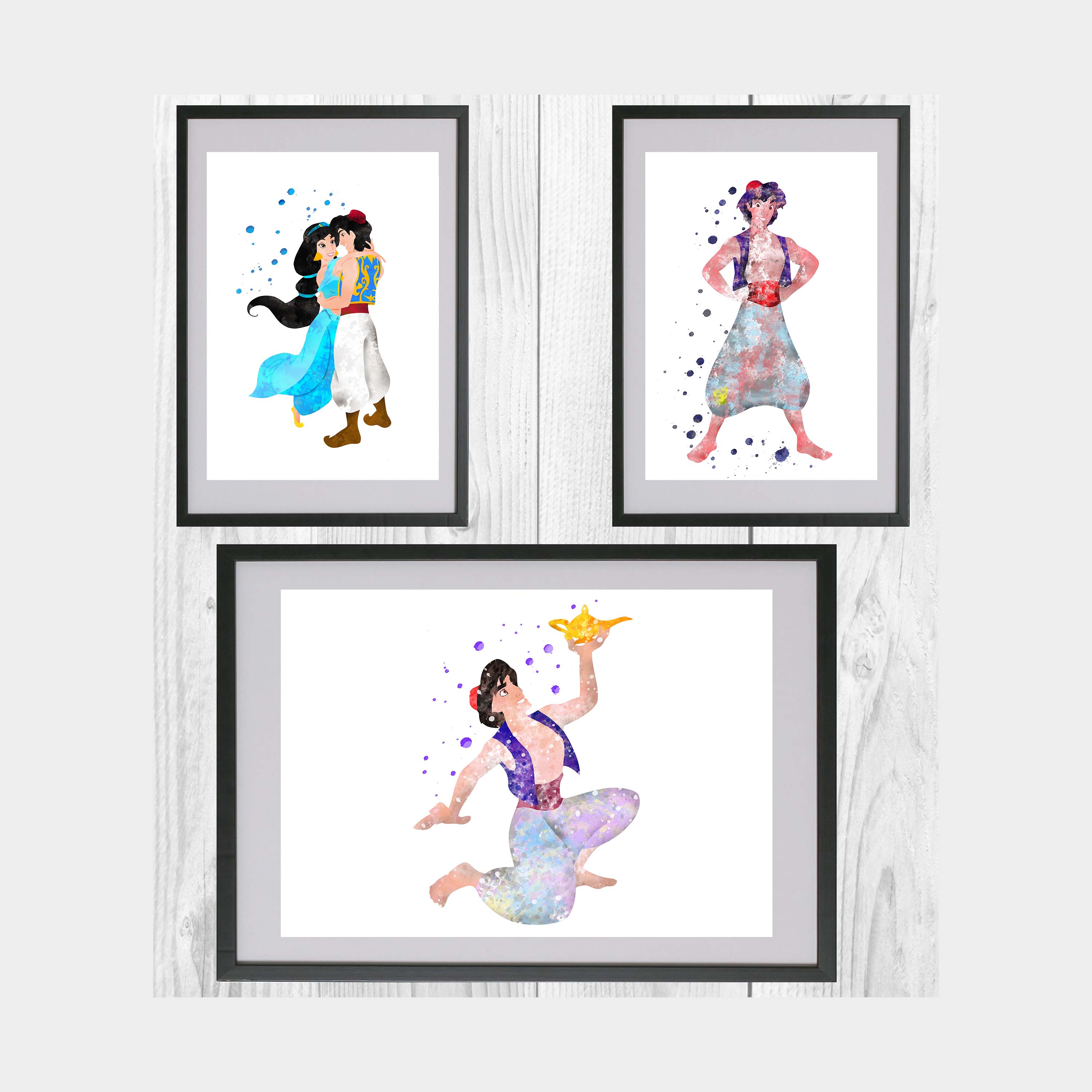 Aladdin Disney Set Art Print Digital Files decor nursery roo | Inspire ...