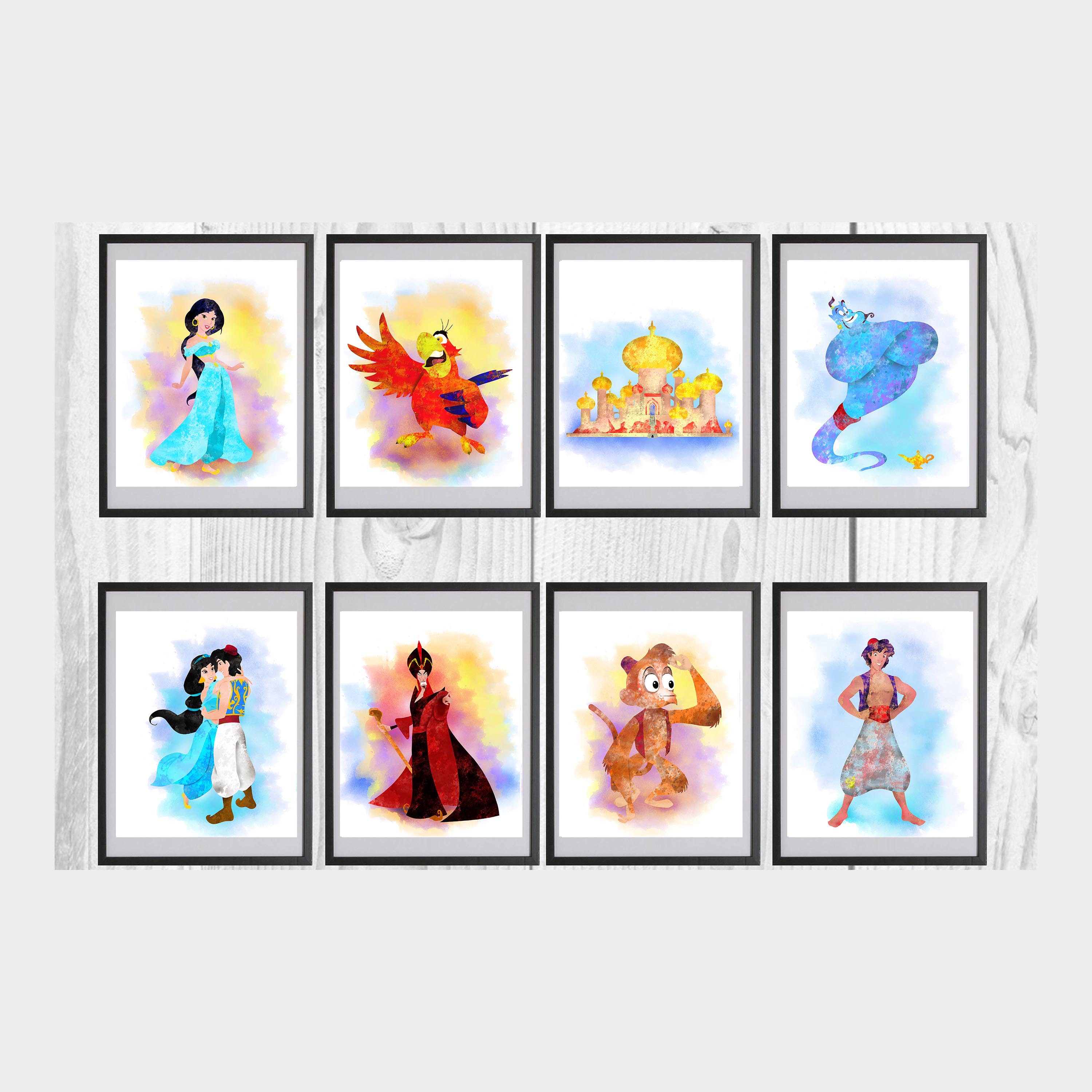 Agrabah Aladdin Disney Set Art Print Digital Files decor nur | Inspire ...