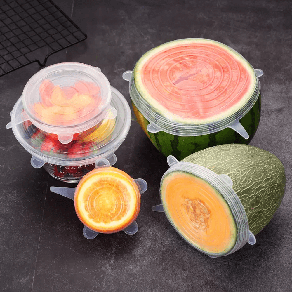 6Pcs Stretchable Fruit & Vegetable Covers - Inspire Uplift