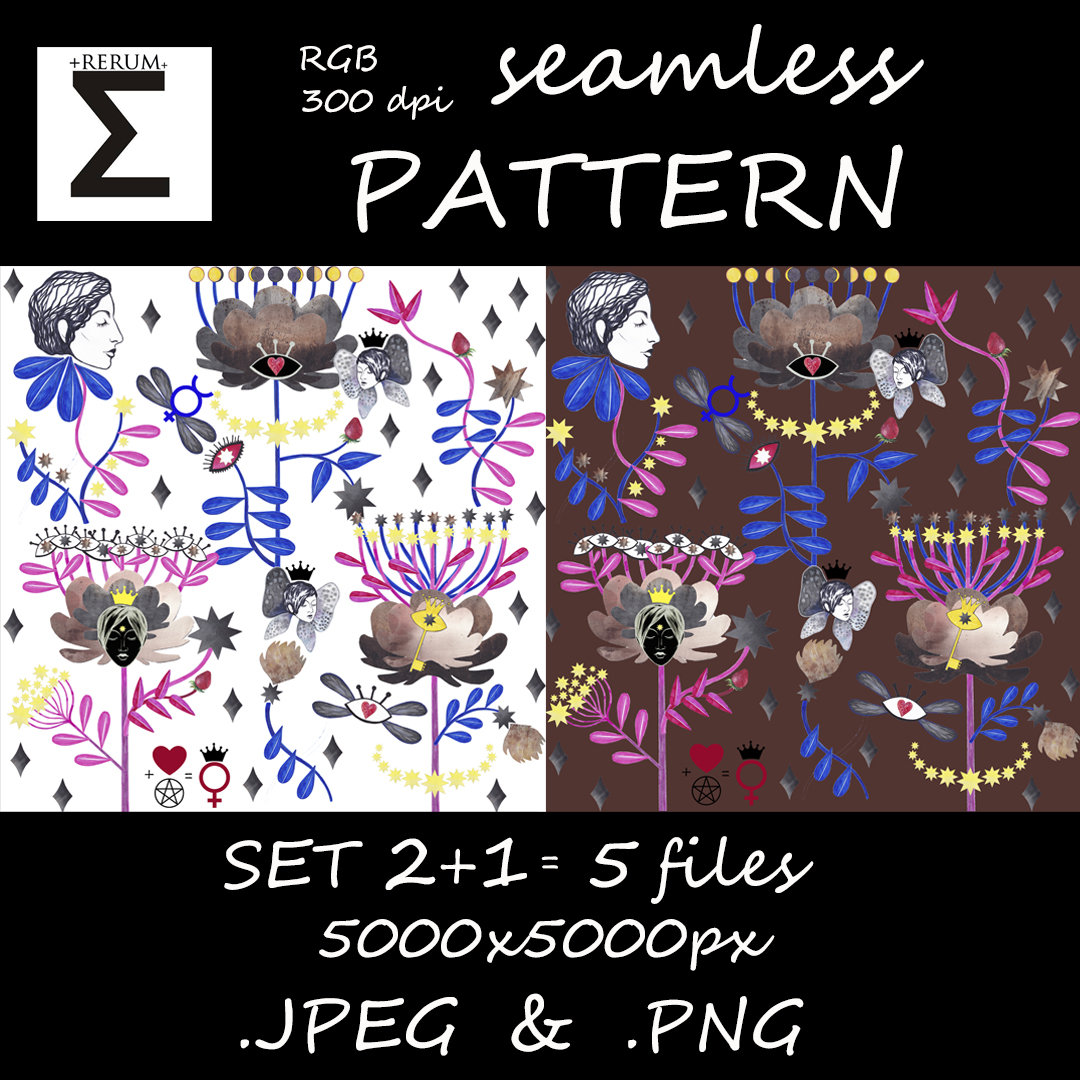 seamless pattern illustrations print diy crafts art digital | Inspire ...