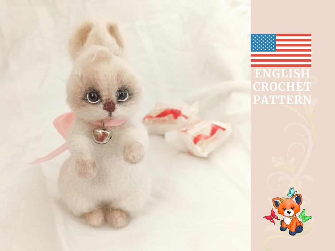 Crochet cute realistic animals Amigurumi bunny pattern - stu | Inspire ...
