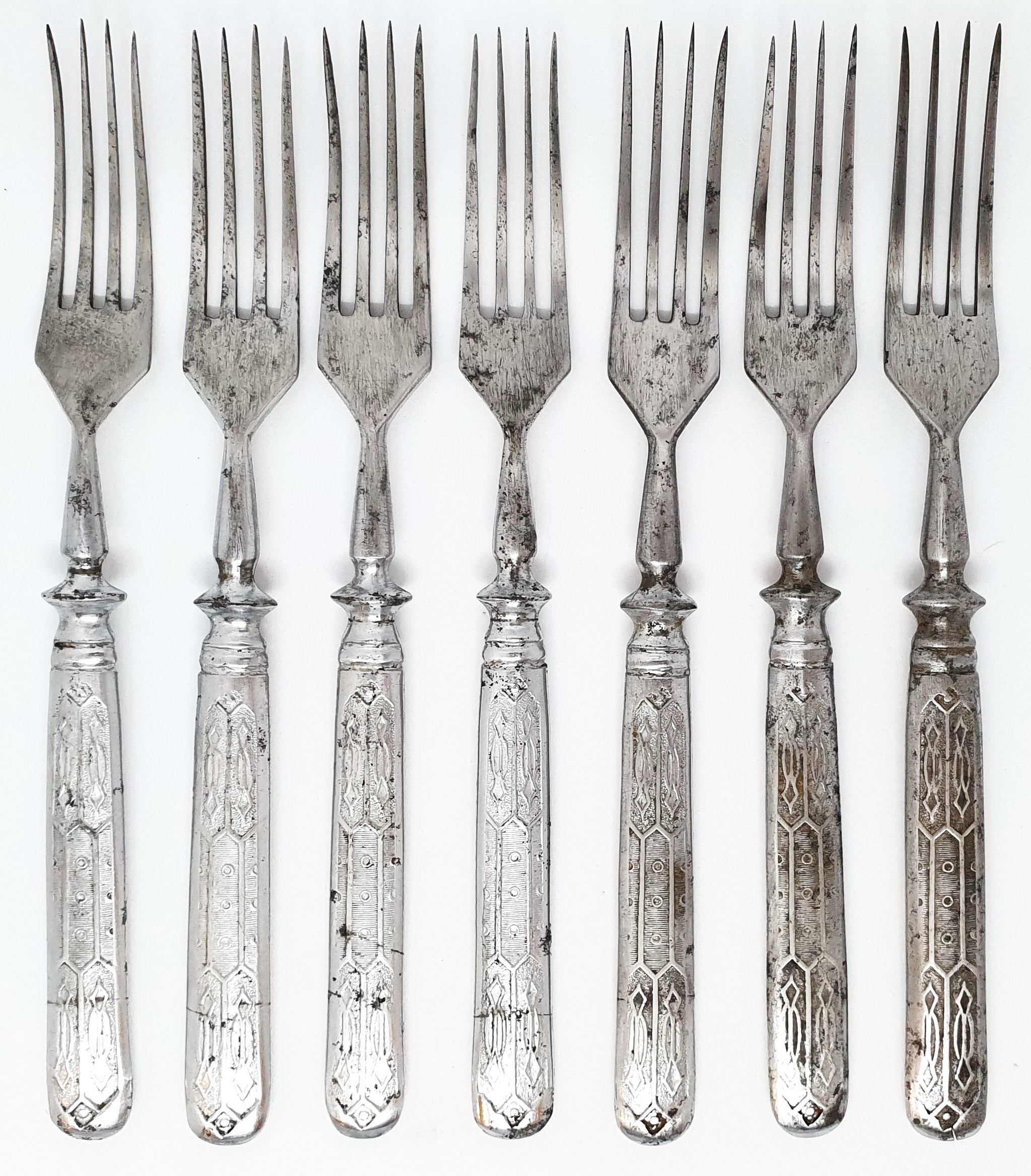 Vintage FORKS set rare pattern USSR 1920s | Inspire Uplift