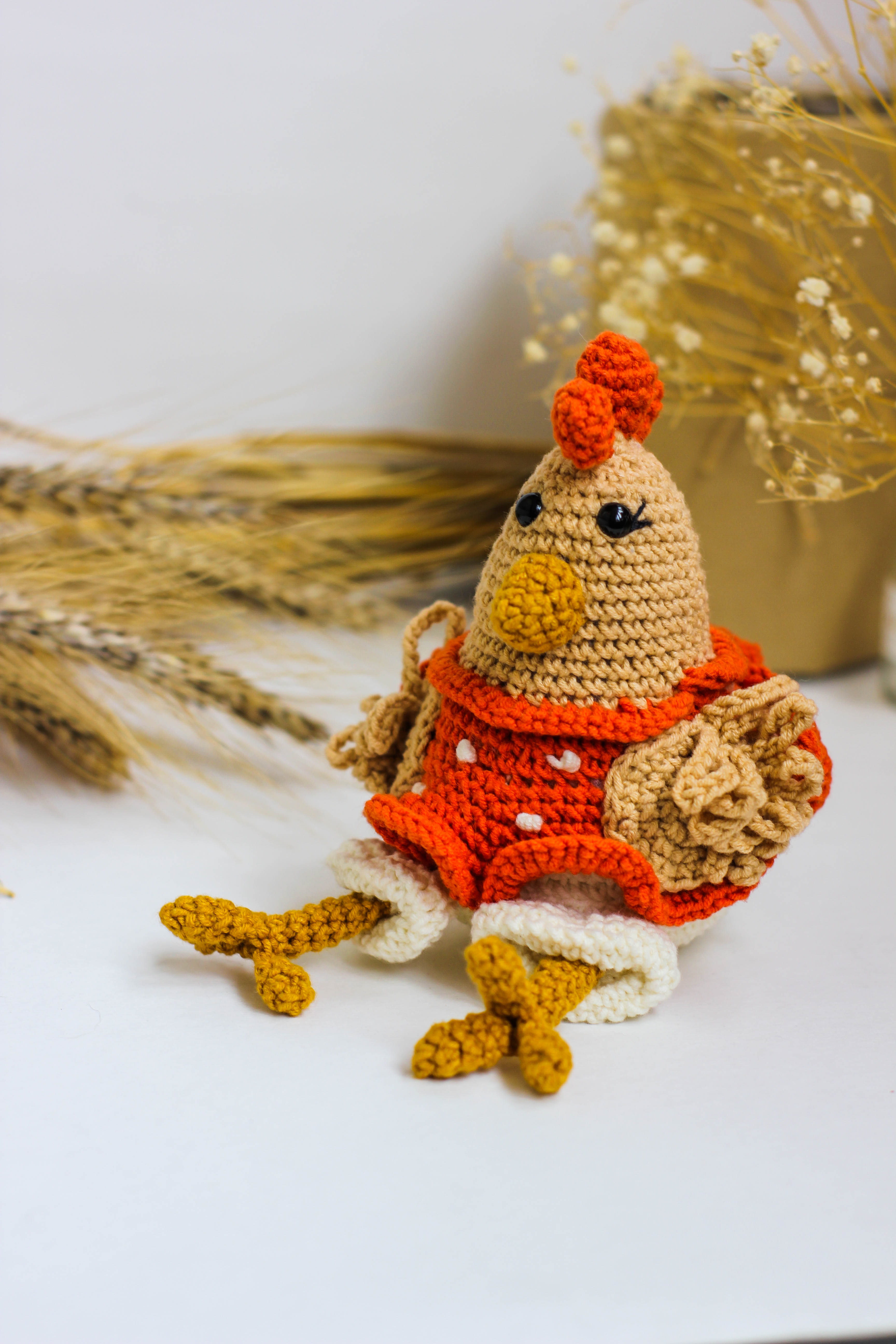 Crochet Pattern Chicken PDF Amigurumi Easter - Inspire Uplift