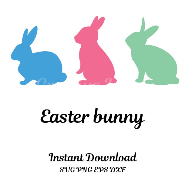 Easter Bunny Svg, Cute Rabbit SVG, Cute Rabbit SVG, Bunny Ra | Inspire ...
