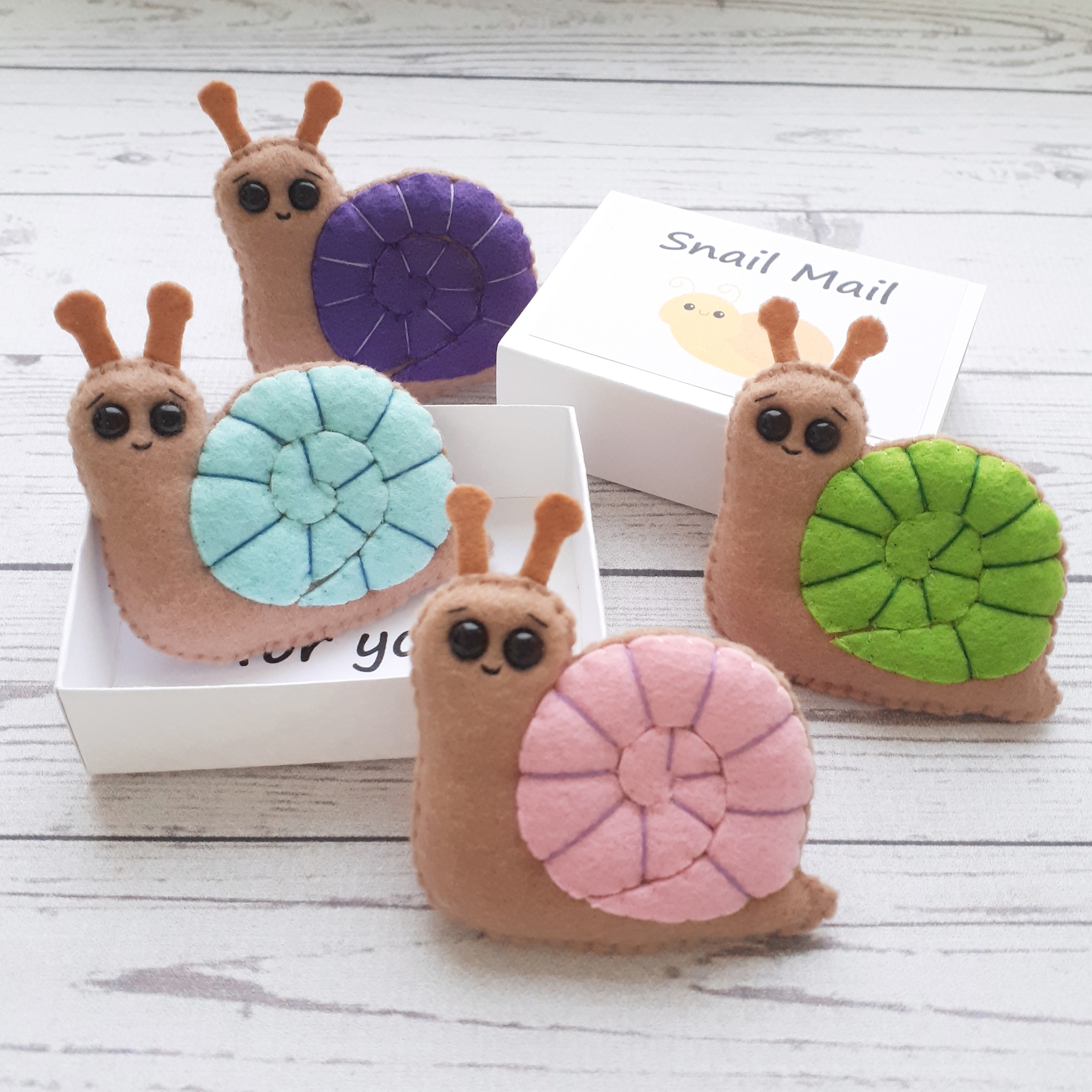 Snail plush, Snail mail, Pocket hug, I love you more, Sendin | Inspire ...