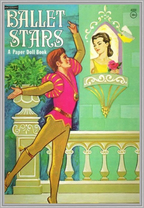 Digital - Vintage Paper Doll - Paper Doll Ballet - PDF - Inspire Uplift