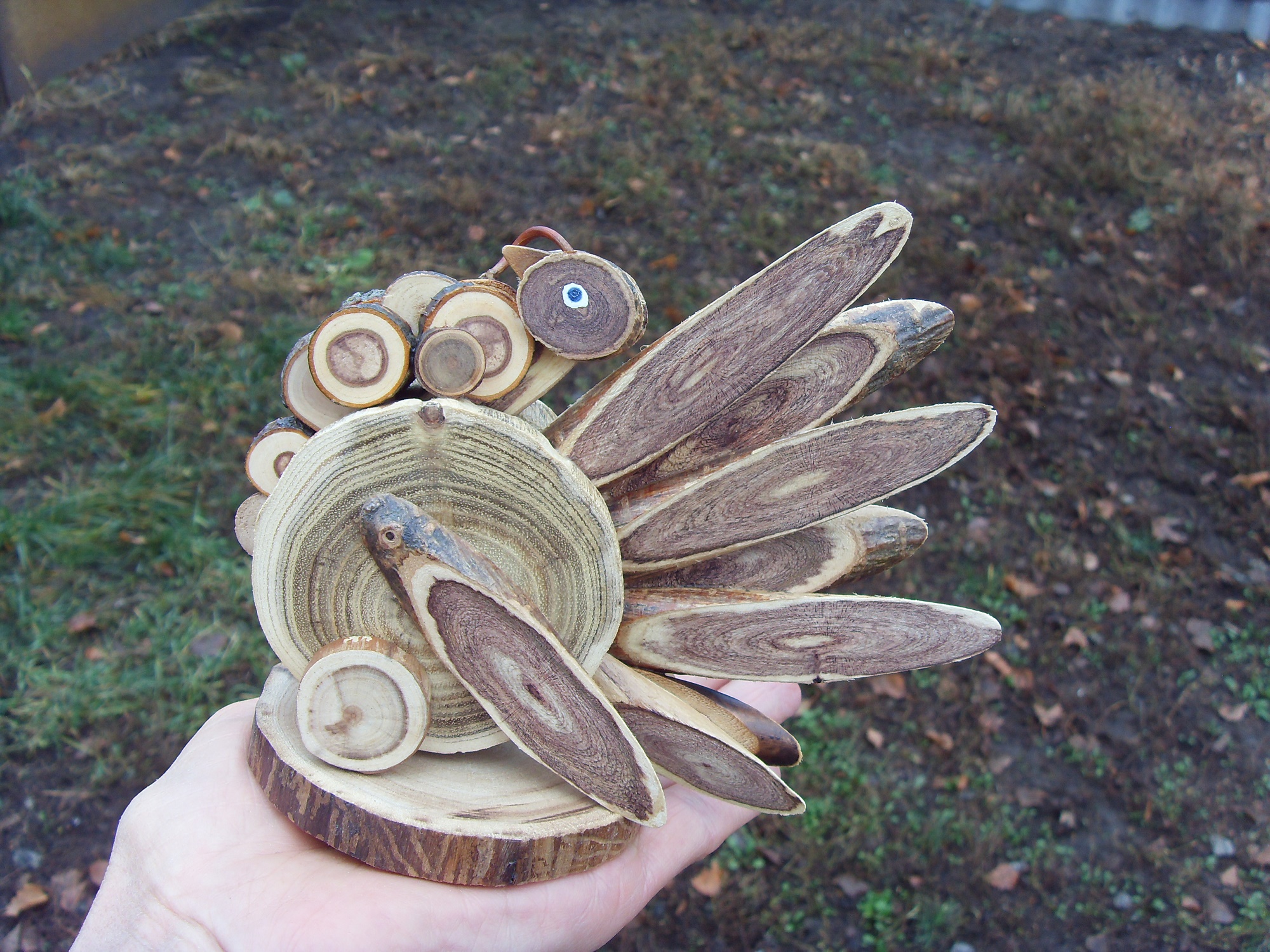 Mini Turkey Sculpture Fireplace Shelf Bookshelf Decor Interi - Inspire ...