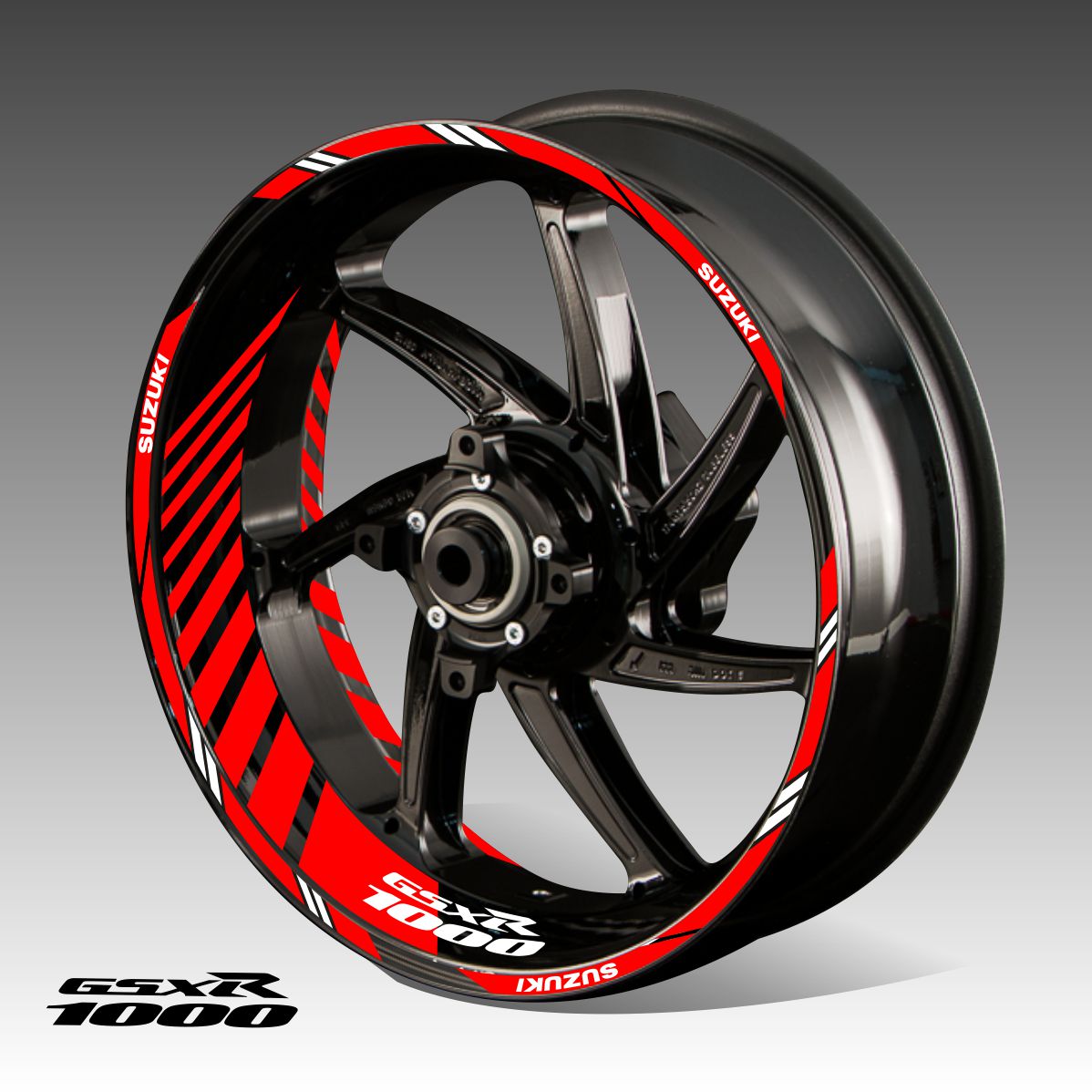 Wheel decals for Suzuki GSXR 1000 rim stickers set decals ki | Inspire ...