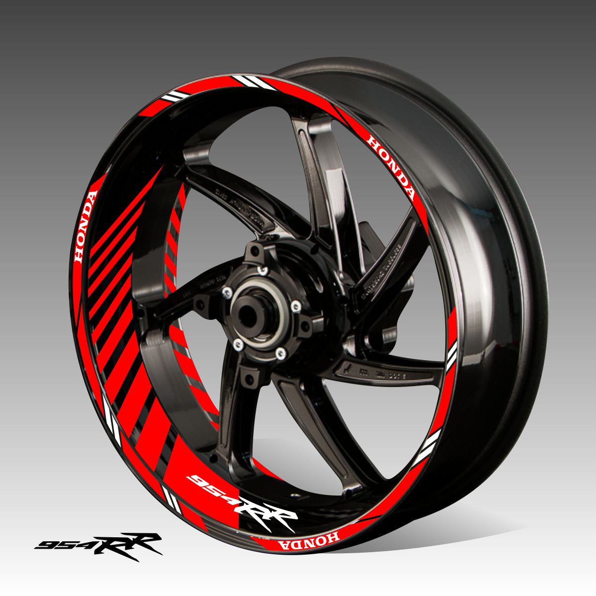 CBR VFR VTR Hornet wheel decals Honda cbr rim tape stickers | Inspire ...
