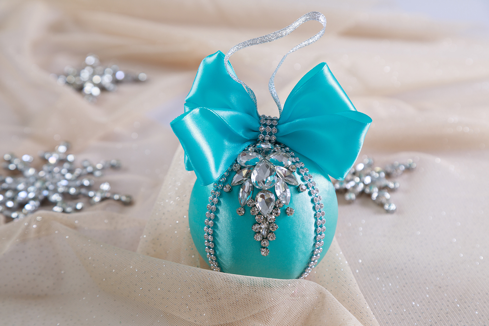 Christmas rhinestones tiffany ornaments handmade balls in gi | Inspire ...