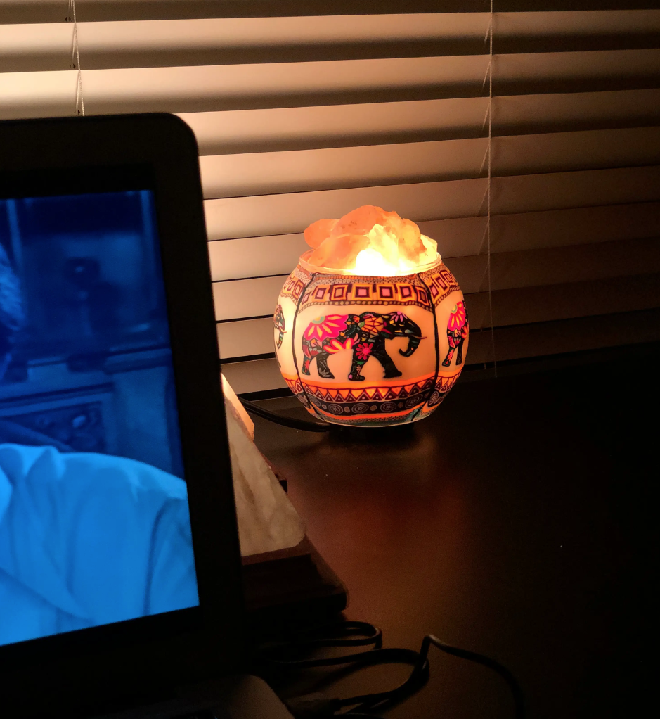 Elephant Salt Lamp Diffuser With Ul Listed Dimmer | Inspire Uplift