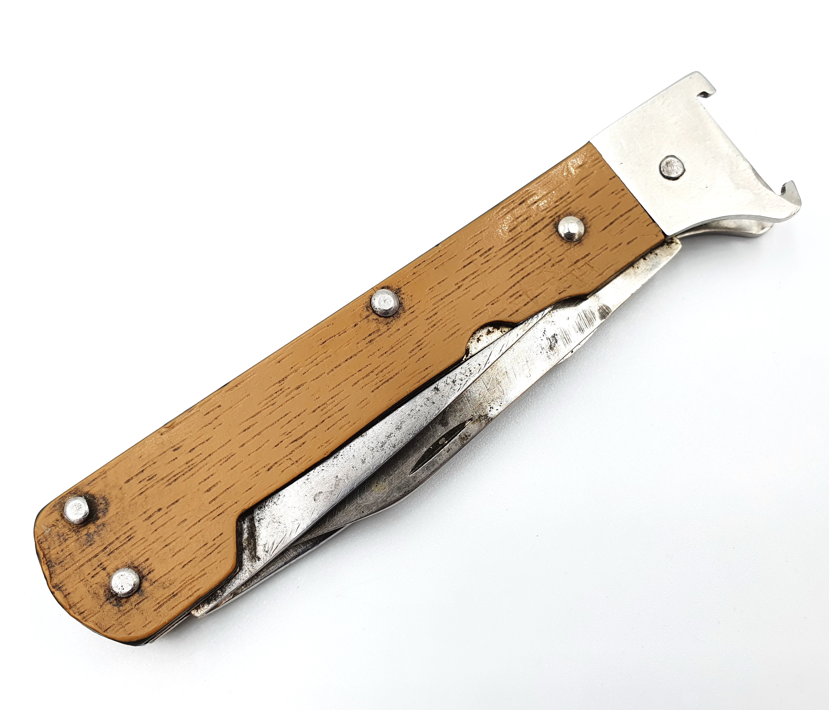 Vintage Folding HUNTING KNIFE Multitool Pocket Knife with ex - Inspire ...