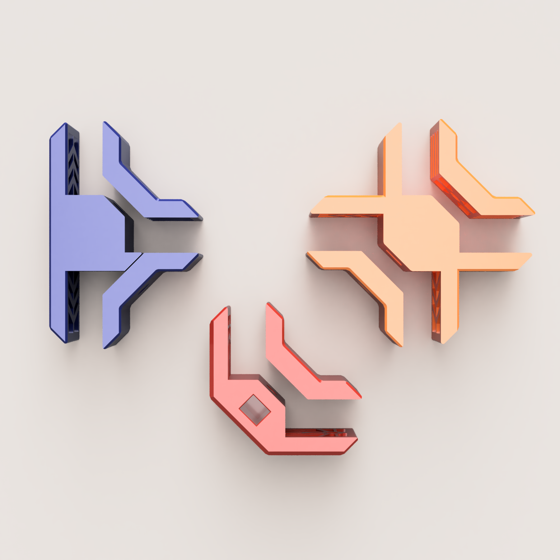 3D Model STL FILE FURNITURE CONNECTOR SET - Inspire Uplift