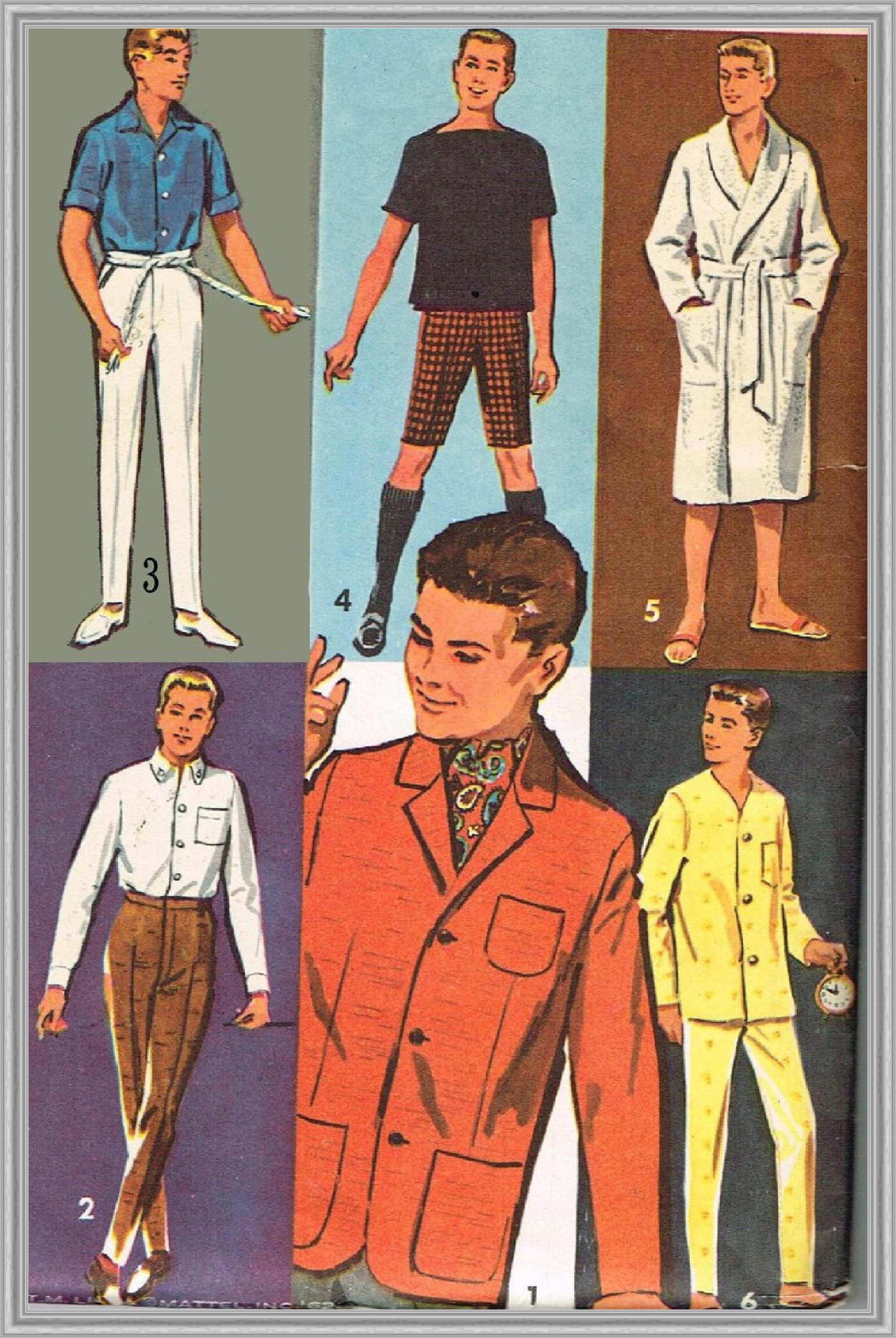 Digital - Vintage Ken Sewing Pattern - Wardrobe Clothes for | Inspire ...