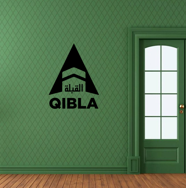 Qibla Sticker In Islam, Direction Towards The Holy Kaaba, Re | Inspire ...