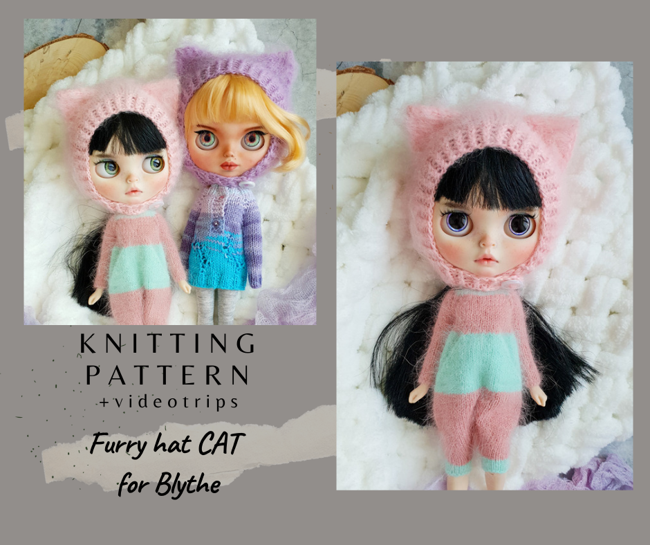 Blythe pattern PDF, Blythe knit hat tutorial, Blythe hat - Inspire Uplift