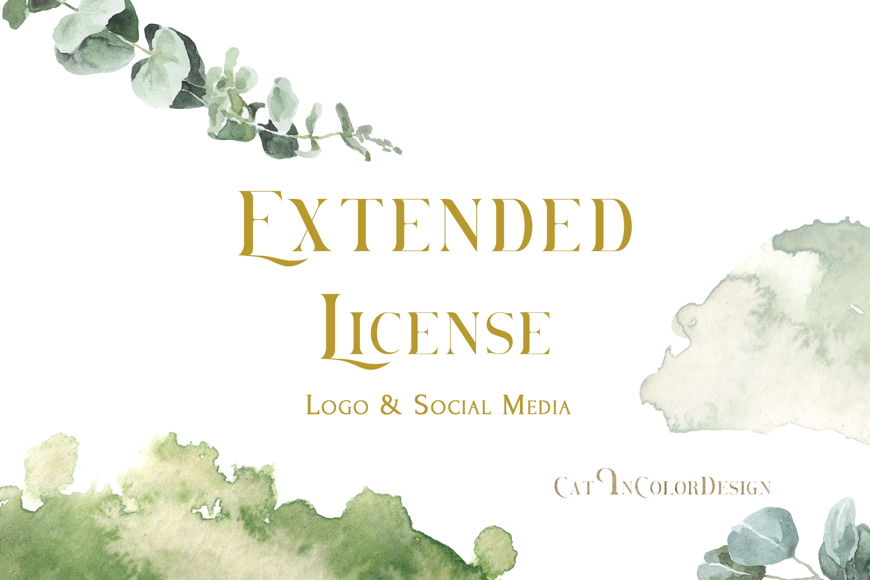 Extended License: Logo & Social Media from CatInColorDesign. | Inspire ...