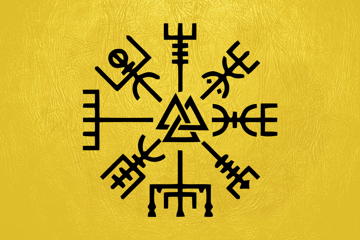 Amulet Compass Vegvisir And Valknut The Ancient Symbol Of Th - Inspire ...